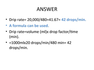 drug dosage calculation for therapeutic benefits | PPT