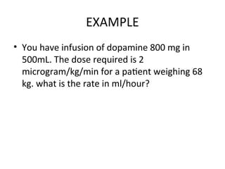 drug dosage calculation for therapeutic benefits | PPT