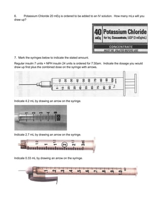 Drug dosage calculation handout for bsn completion | PDF ...