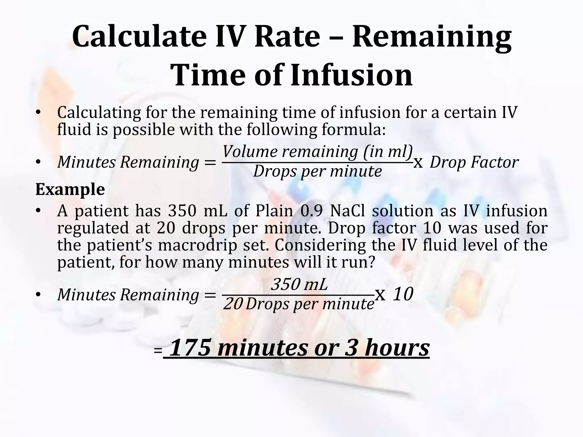 Drug Dosage Calculations | PPTX
