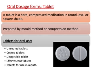 Drug dosage form | PPTX