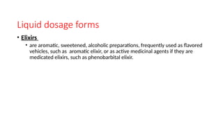 DRUG DOSAGE FORMS pharmacy foundations ppt | PPTX