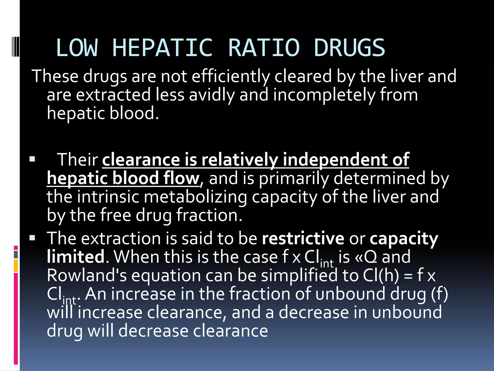 Drug dose adjustment for liver diseases | PPTX