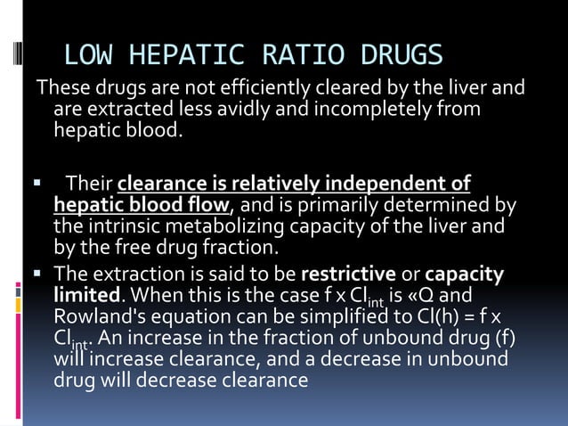 Drug dose adjustment for liver diseases | PPTX | Chemistry | Science