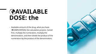 drug dose calculation is very essential for infant health | PPTX
