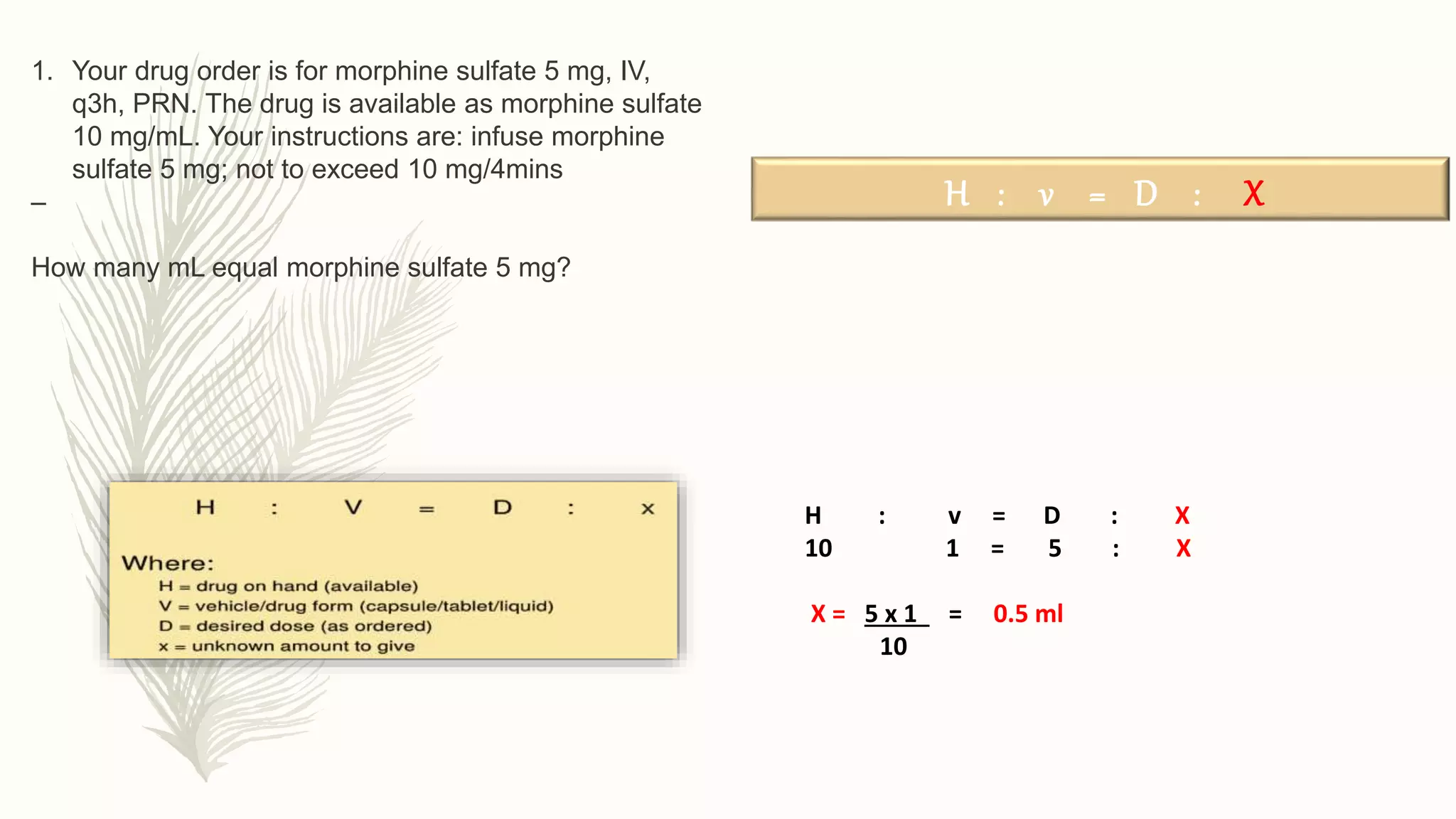 Drug dose calculations | PPTX