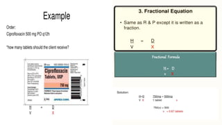 Drug dose calculations | PPTX