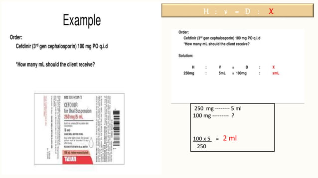 Drug dose calculations | PPTX