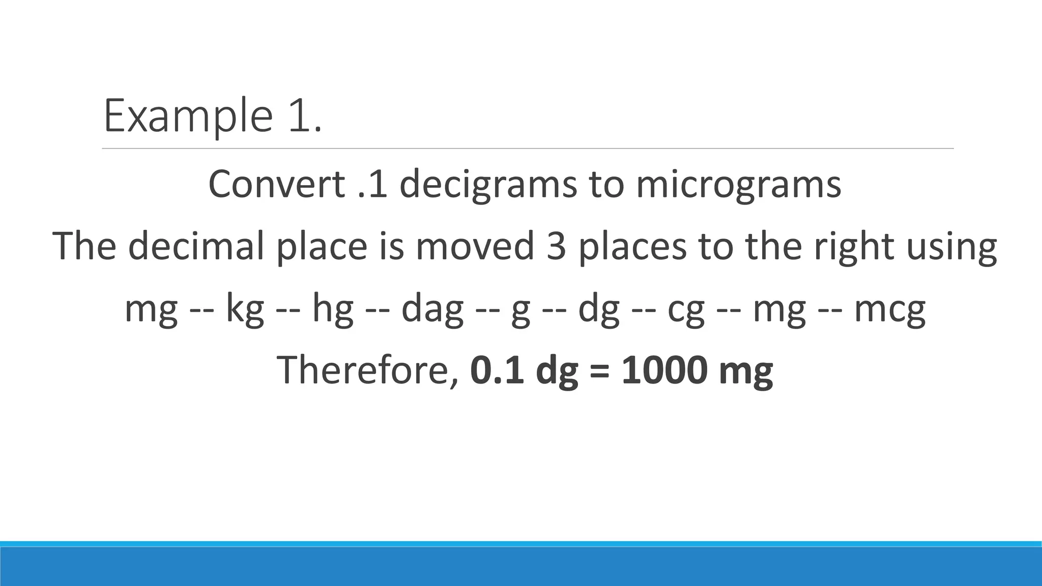 Drug dose calculation using measurements | PPTX