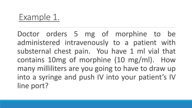 Drug dose calculation using measurements | PPTX | Pharmaceutical Drugs ...