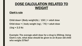 Drug dosing in elderly, infant and obese patient slide share | PPTX