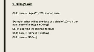 Drug dosing in elderly, infant and obese patient slide share | PPTX