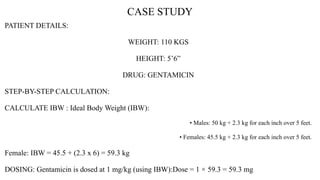 Drug Dosing in Obese Patients for Pharm D Students | PPTX