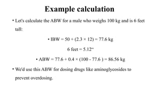 Drug Dosing in Obese Patients for PharmD Students | PPTX