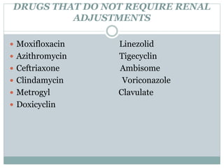 Drug dosing in renal failure | PDF