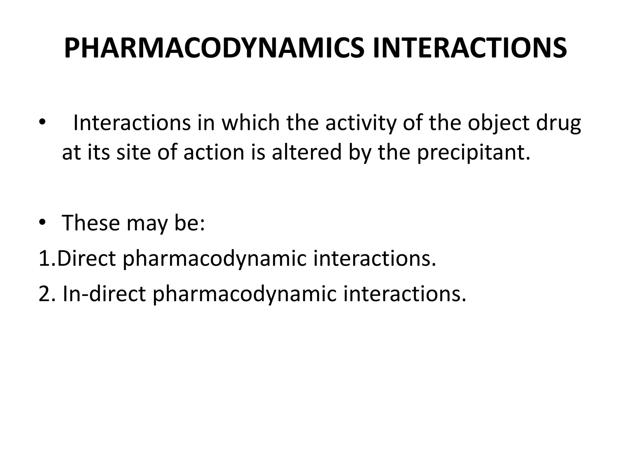 Drug drug interaction (2) | PPTX