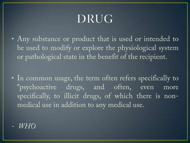 Drug education | PPT