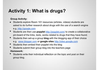 Drug Education Centre VLE by Group C MITE 6034 Term 1 2013 | PPT