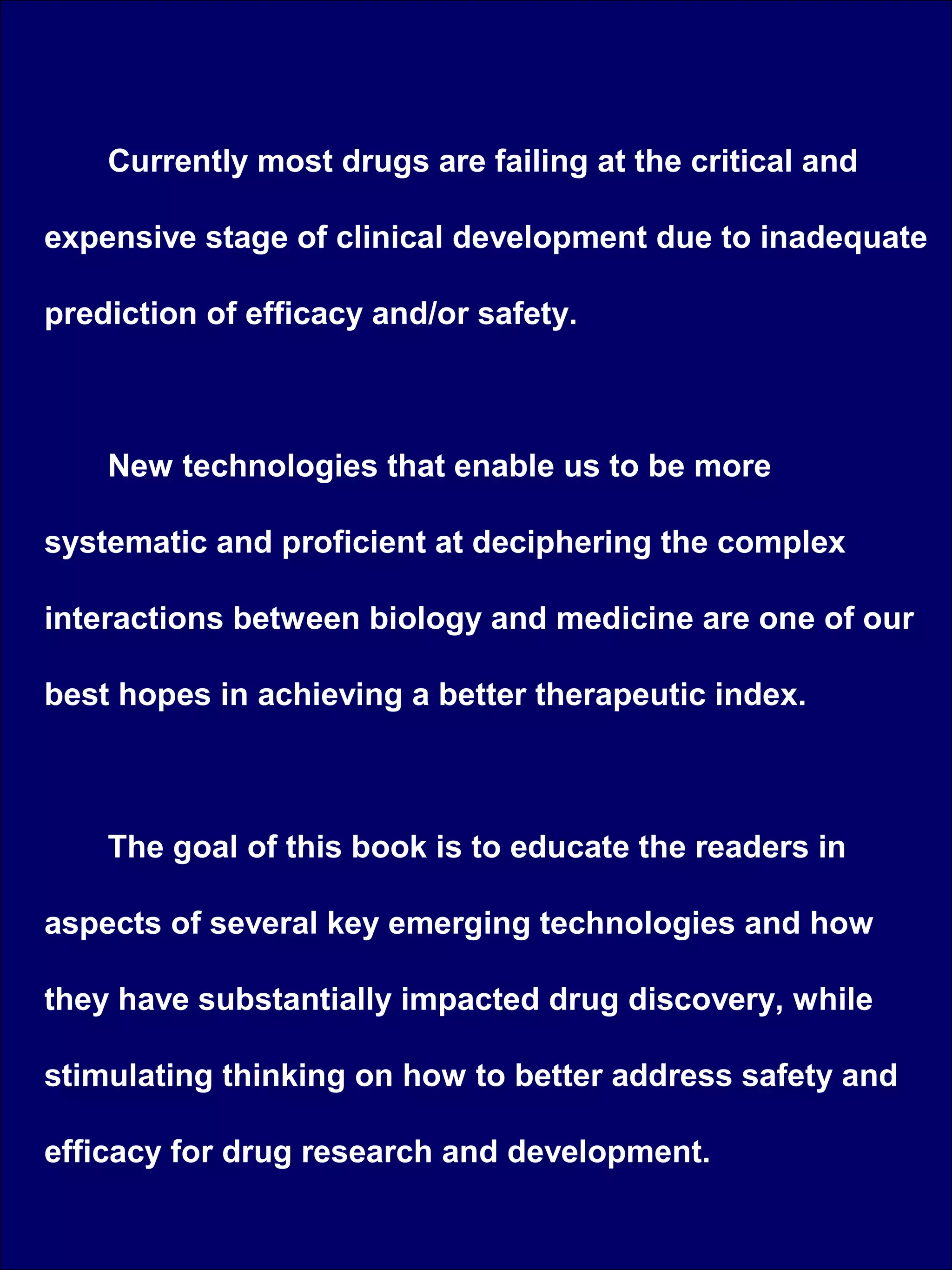 Drug efficacy, safety and biologics discovery | PPT
