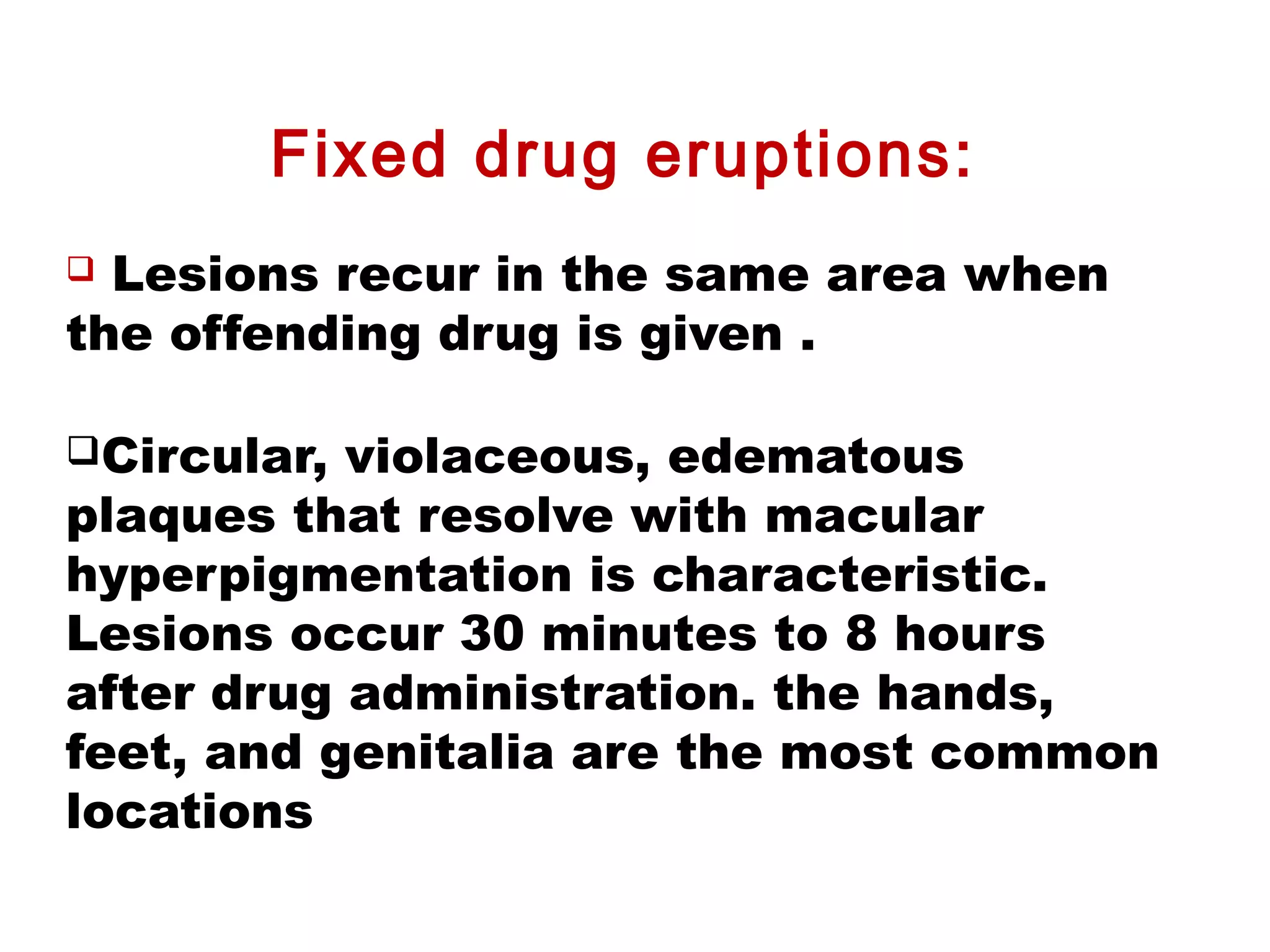 Drug eruptions | PPT
