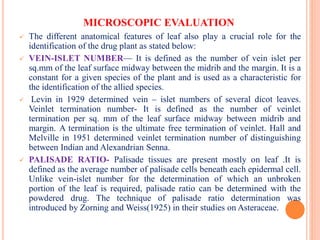 Drug evaluation– Organoleptic, Microscopic, Chemical, Biological | PDF