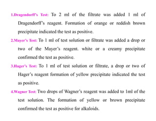 EVALUATION OF CRUDE DRUGS | PDF
