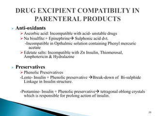 Drug excipient compatibility | PPTX