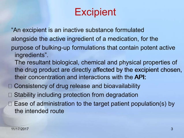 Drug excipient interaction | PPTX | Chemistry | Science