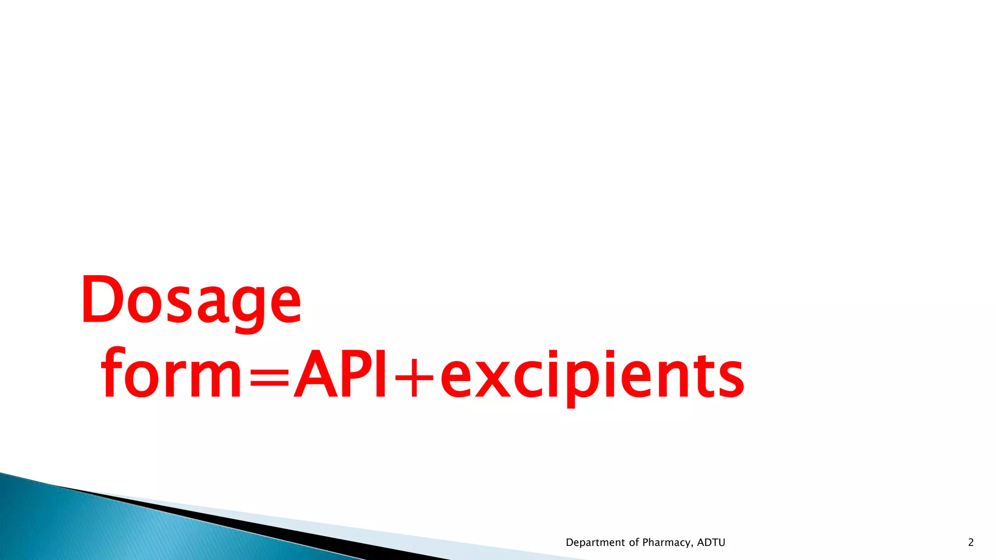 Drug excipient interaction | PPTX