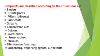 Drug-Excipient interaction | PPTX