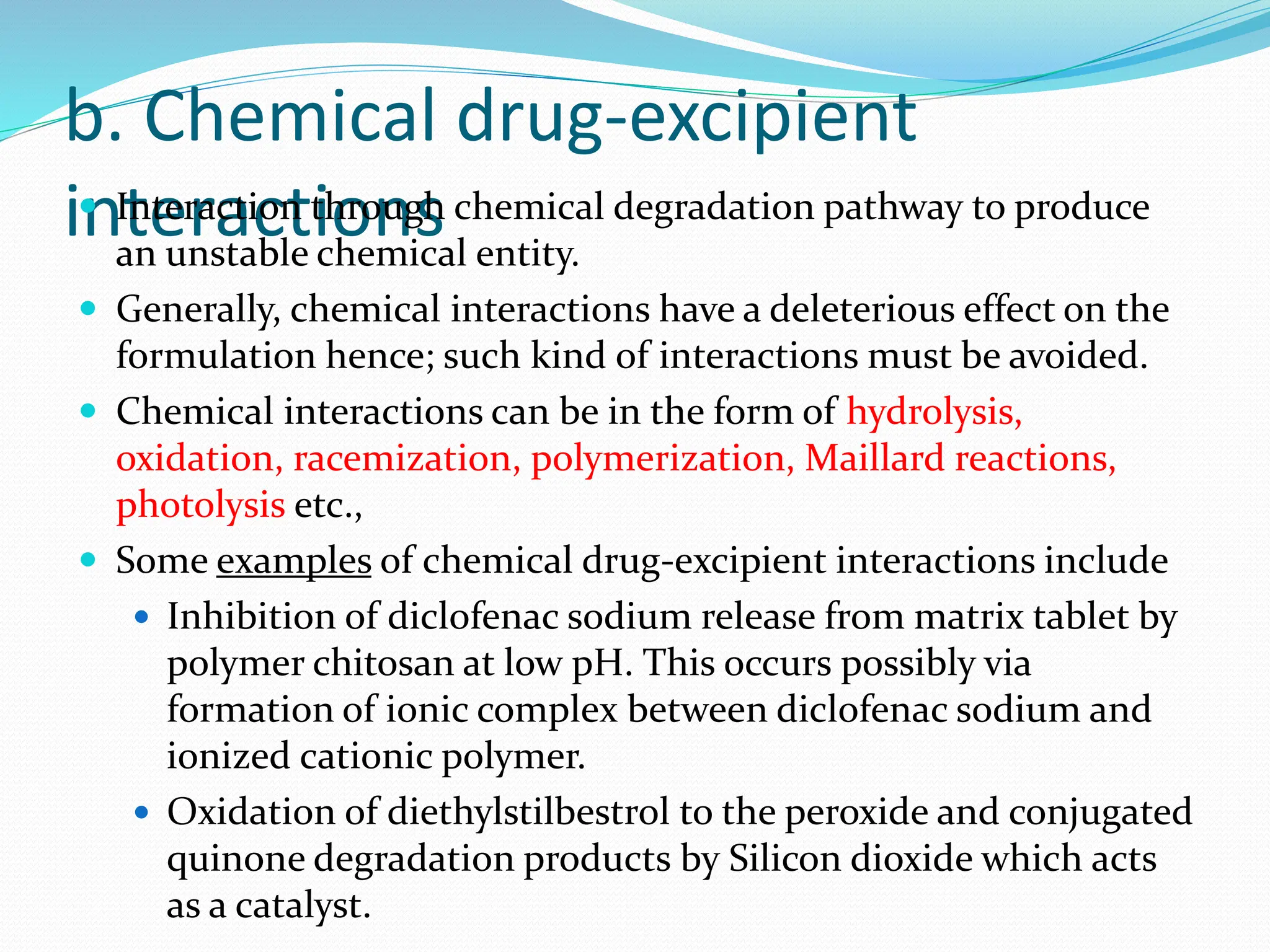 pharma DRUG – EXCIPIENT INTERACTIONS.pptx