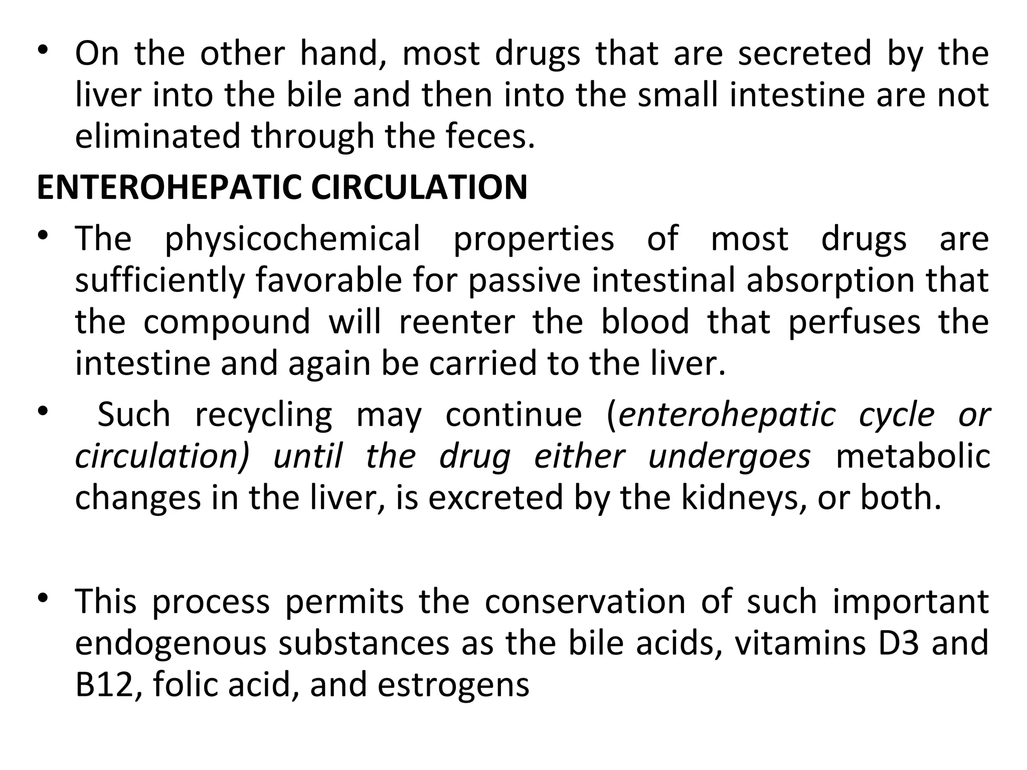 Drug excretion | PPT