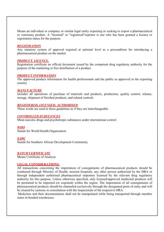 Drug export rule trims gatt sadc wto | PDF