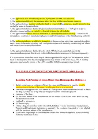 Drug export rule trims gatt sadc wto | PDF