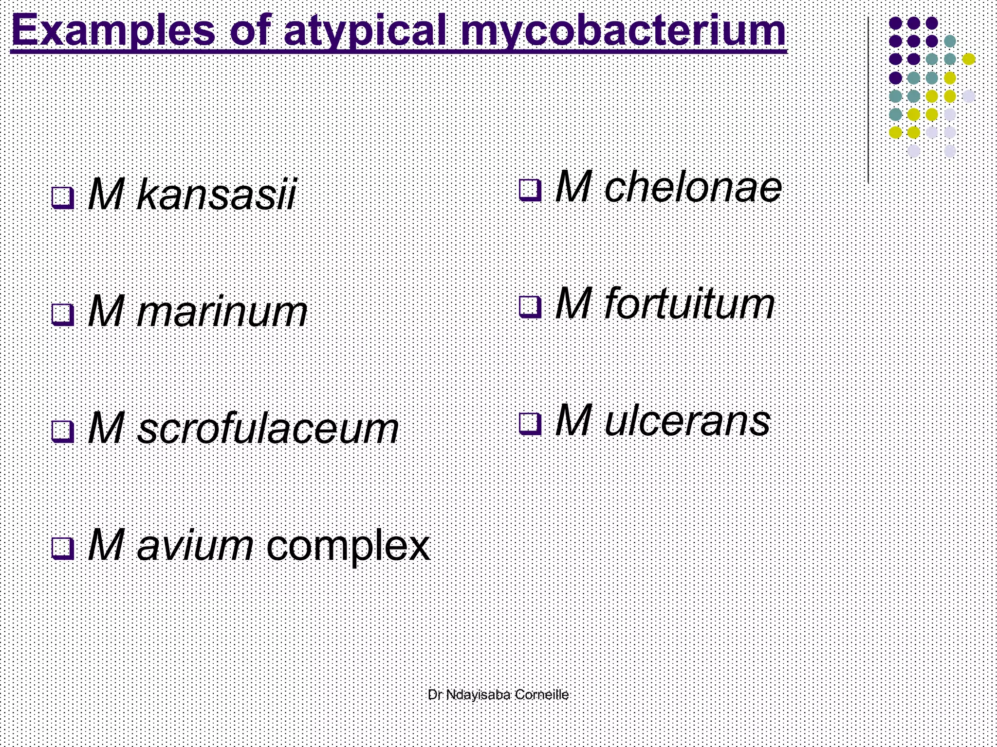 Drug For Atypical Mycobacterium & Leprosy.pptx