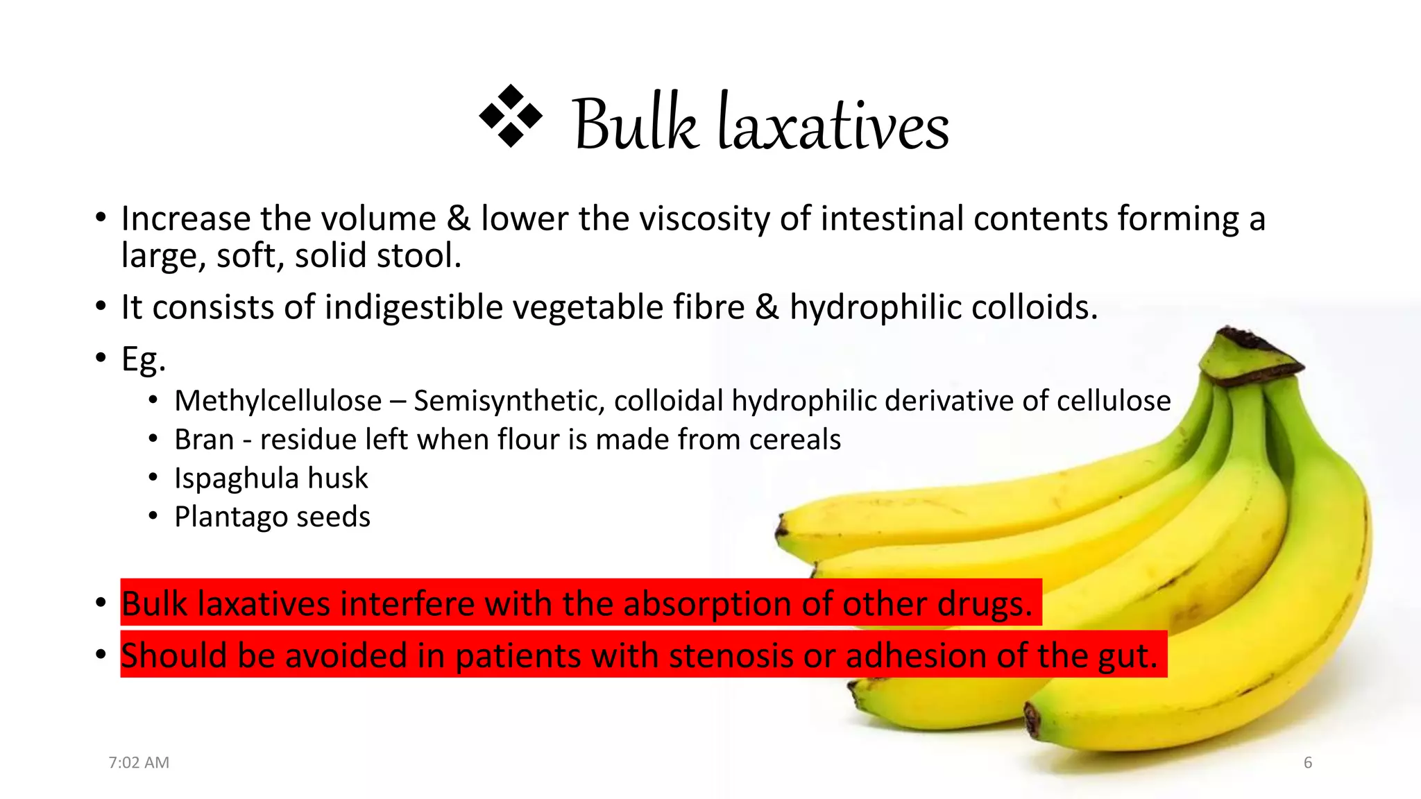 Drug for constipation & diarrhoea | PPTX
