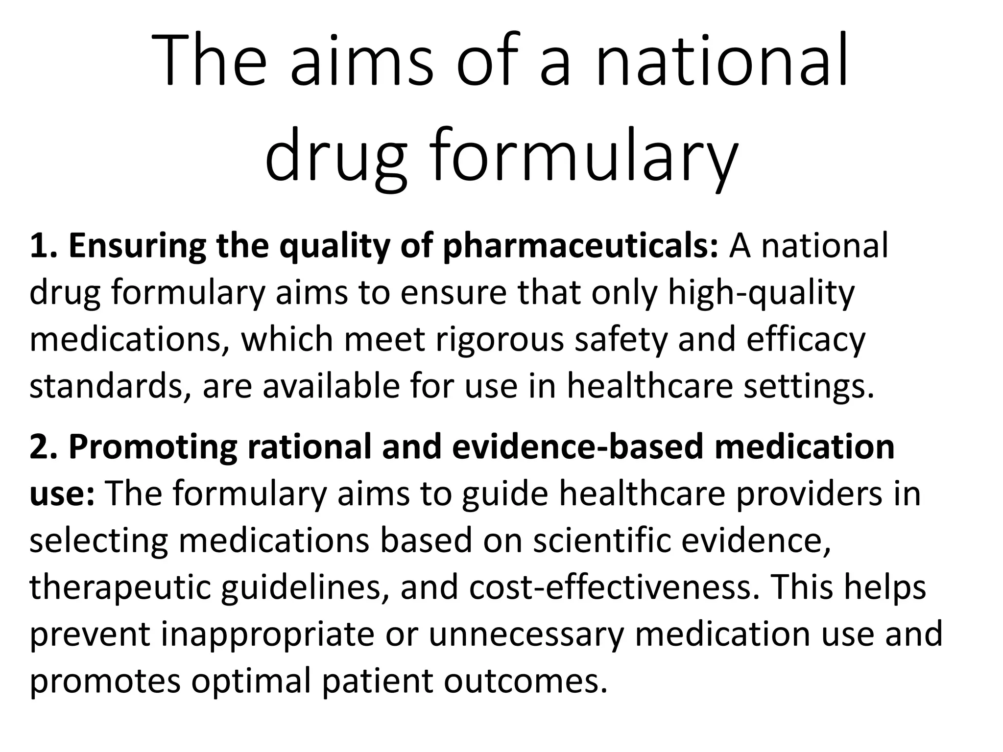Drug formulary.pptx..................... | PPTX