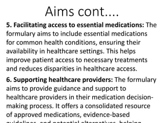 Drug formulary.pptx..................... | PPTX