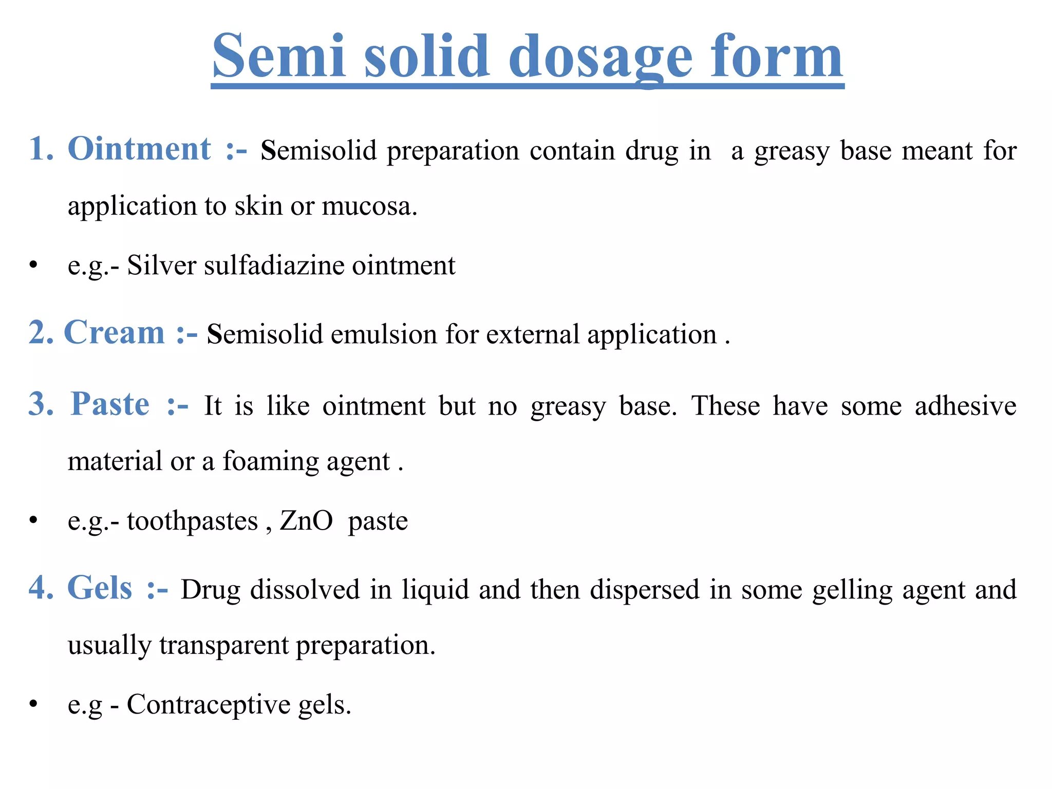 Drug formulations, dosage form and drug delivery devices | PPTX