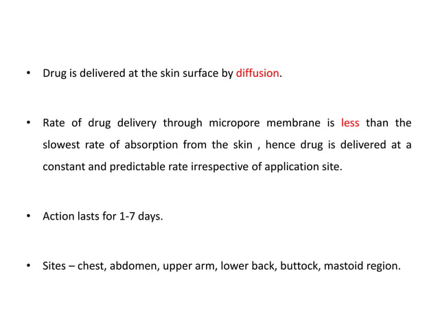Drug formulations, dosage form and drug delivery devices | PPT