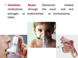 Drug forn and route of administration | PPTX