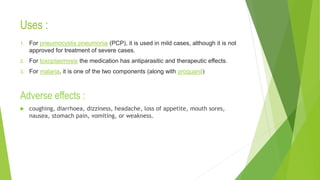 Drug for treatment of pneumocystis | PPTX
