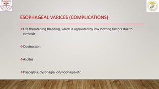 Drug for variceal bleeding and haemrroids | PPTX