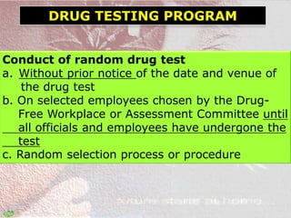 DRUG FREE WORKPLACE.ppsx