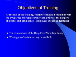 EOSC Drug Free Workplace Presentation | PPTX