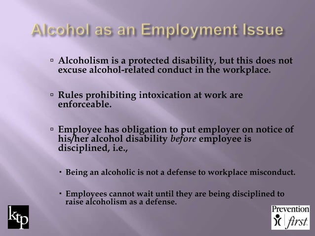 Drug Free Workplace Presentation 5 18 | PPTX