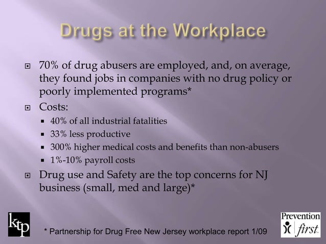 Drug Free Workplace Presentation 5 18 | PPTX