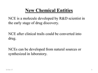 Druggability of NCEs | PPTX