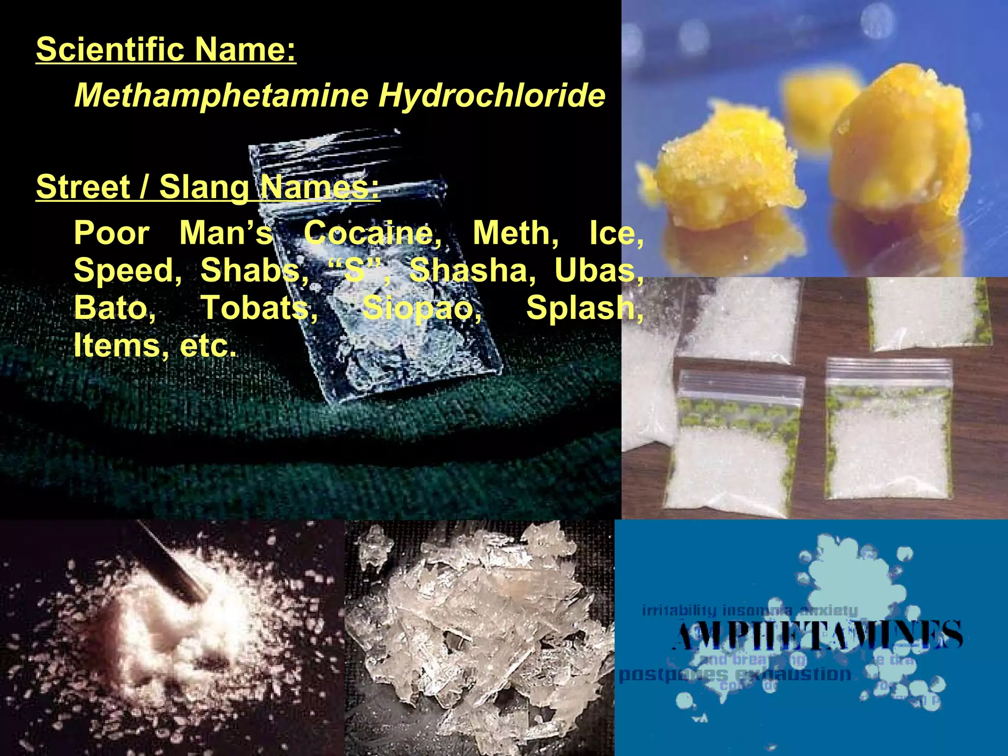 Drug identification and behavioral ill effects | PPT