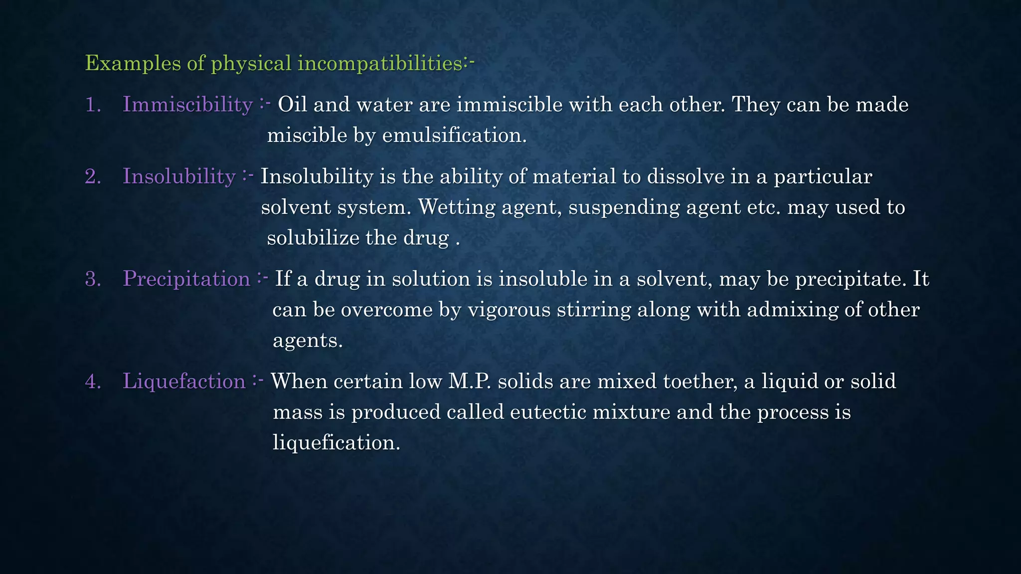 Drug incompatibility | PPTX